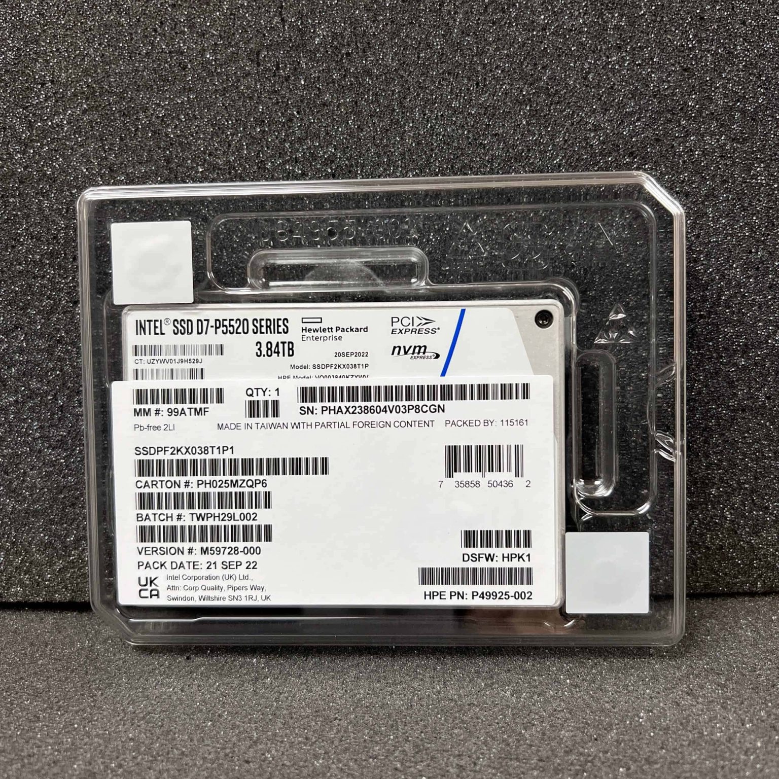 Samsung PM893 7.68TB SSD 2.5" SATA (MZ7L37T6HBLA-00A07) - LeShop.HK