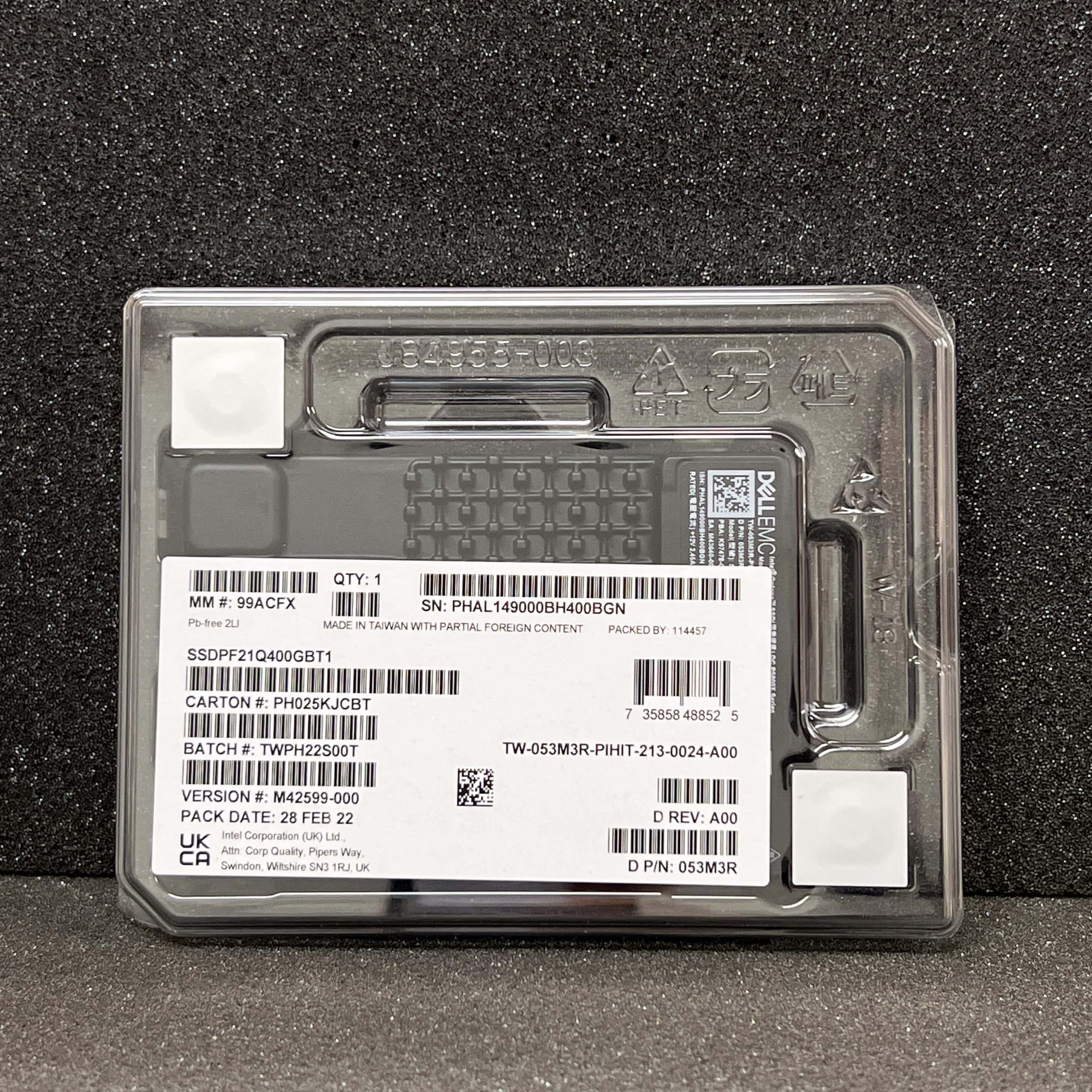 Intel Optane DC P5800X 400GB SSD 2.5″ U.2 PCIe NVMe - Dell Version ...